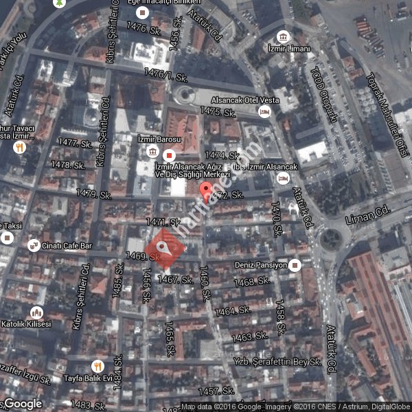 Alsancak Mahallesi̇ Haritası, nerede - Alsancak Konak