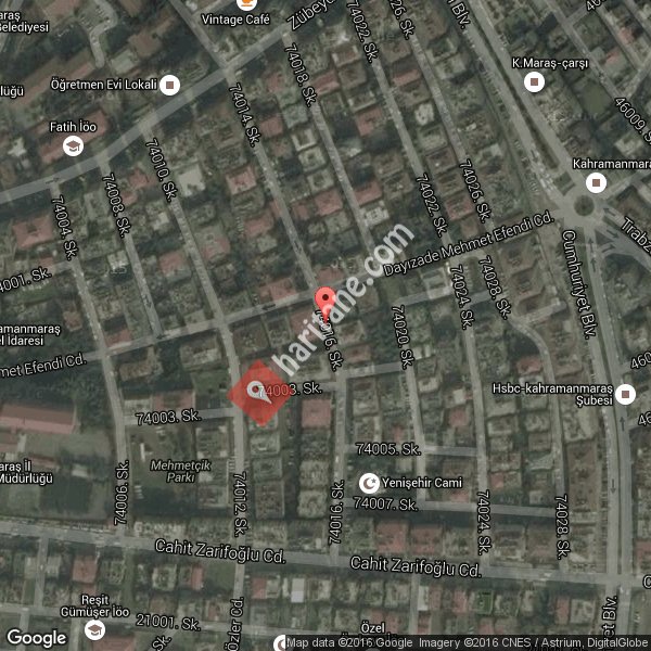 Yeni̇ Mahallesi̇ Haritası, nerede - Beyoğlu Türkoğlu