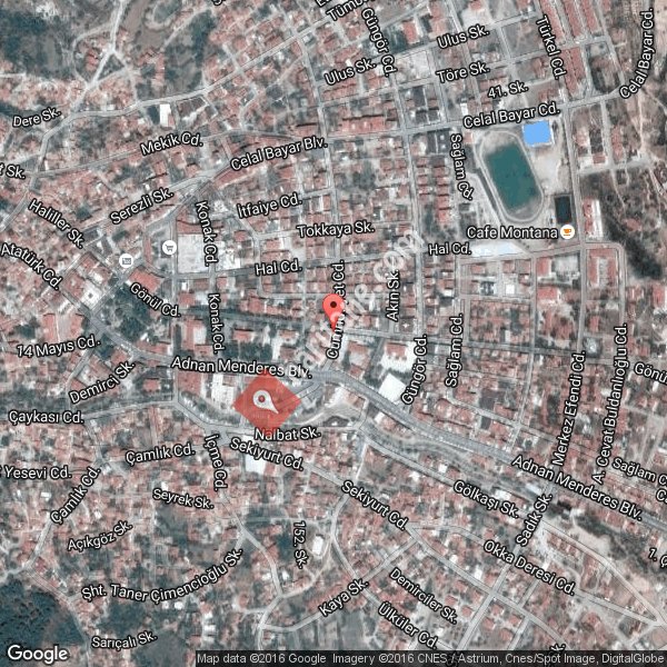 Buldan Haritası, nerede, mahalleleri - Buldan Deni̇zli̇