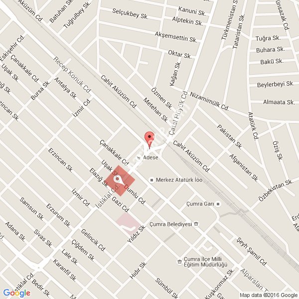 Çumra Haritası, nerede, mahalleleri - Çumra Konya