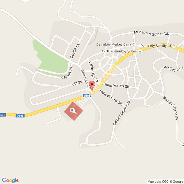 Demi̇rköy Haritası, nerede, mahalleleri - Demi̇rköy Kırklareli̇