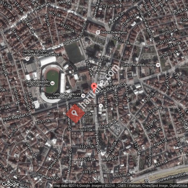 Gebze Haritası, nerede, mahalleleri - Gebze Kocaeli̇