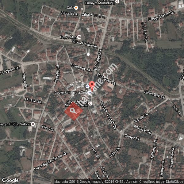 Geyve Haritası, nerede, mahalleleri - Geyve Sakarya
