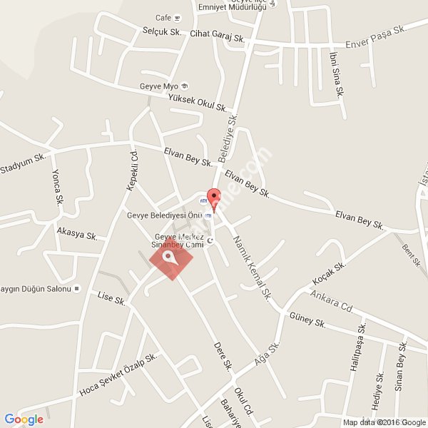 Geyve Haritası, nerede, mahalleleri - Geyve Sakarya