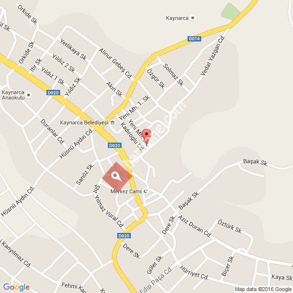 Kaynarca Haritası, nerede, mahalleleri - Kaynarca Sakarya