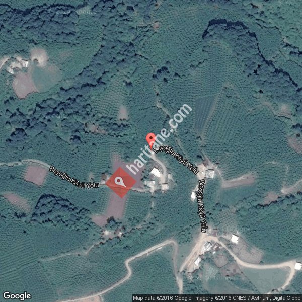 Beyoğlu Köyü Haritası, nerede - Merkezköyler Tekkeköy