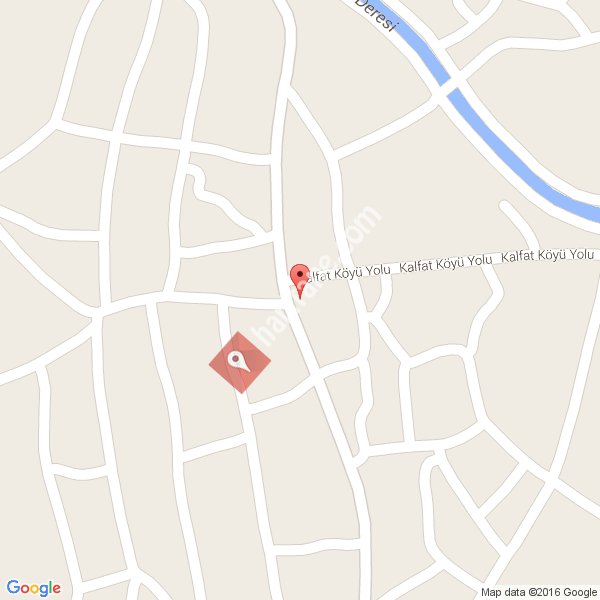 Kalfat Köyü Haritası, nerede - Merkezköyler Orta