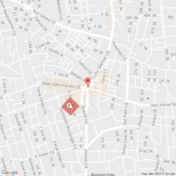 Reyhanlı Haritası, nerede, mahalleleri - Reyhanlı Hatay