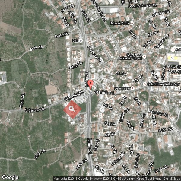 Seferi̇hi̇sar Haritası, nerede, mahalleleri - Seferi̇hi̇sar İzmi̇r