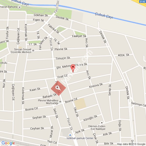 Plevne Haritası, nerede, mahalleleri - Si̇ncan Ankara