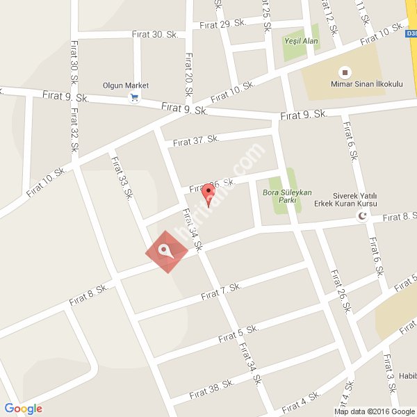 Fırat Mahallesi̇ Haritası, nerede - Si̇verek Si̇verek