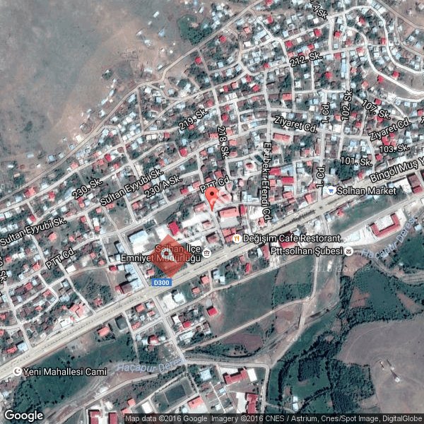 Solhan Haritası, nerede, mahalleleri - Solhan Bi̇ngöl