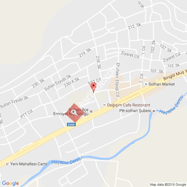 Solhan Haritası, nerede, mahalleleri - Solhan Bi̇ngöl