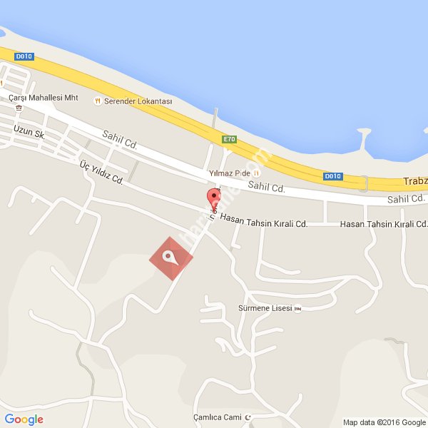 Sürmene Haritası, nerede, mahalleleri - Sürmene Trabzon