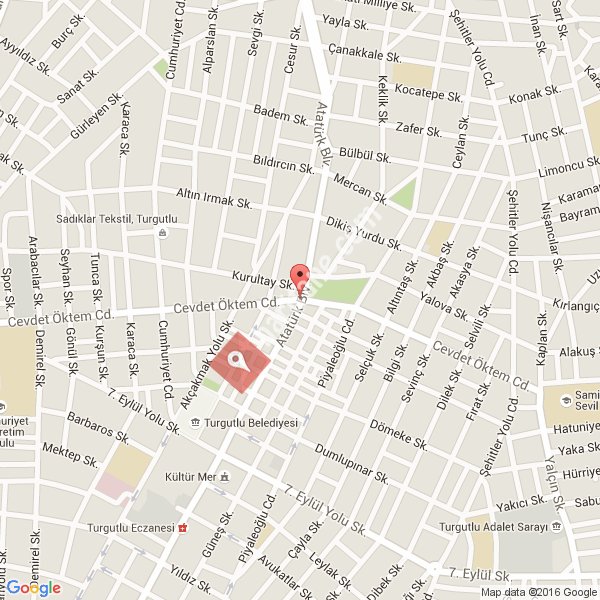 Turgutlu Haritası, nerede, mahalleleri - Turgutlu Mani̇sa