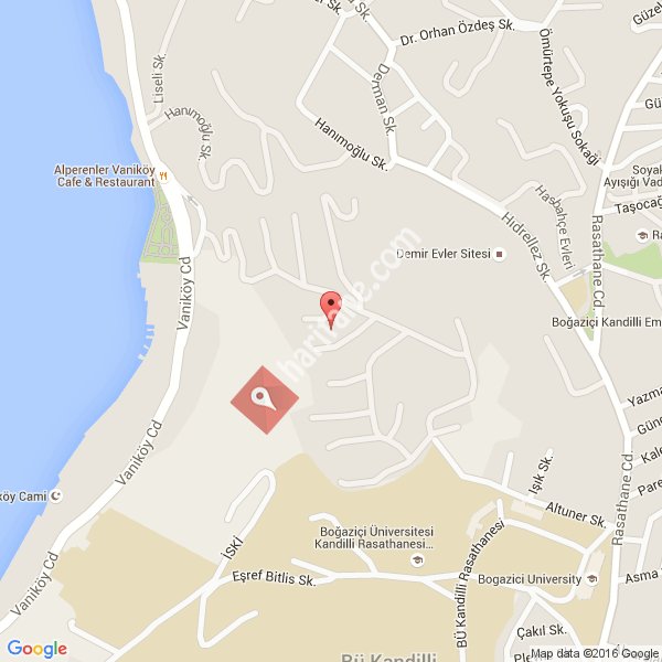 Kandi̇lli̇ Haritası, nerede, mahalleleri - Üsküdar İstanbul